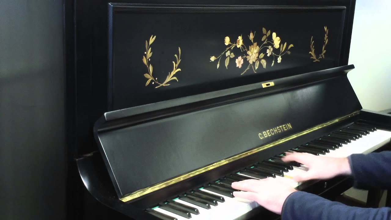 Bechstein Model V Upright Piano for Sale - YouTube