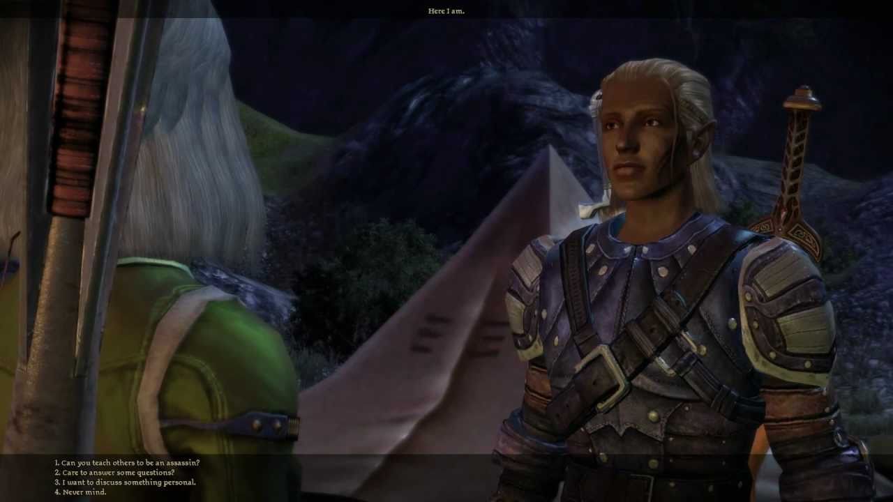 Dragon Age: Origins Zevran Romance part 2: About assassin training #2 - YouTube