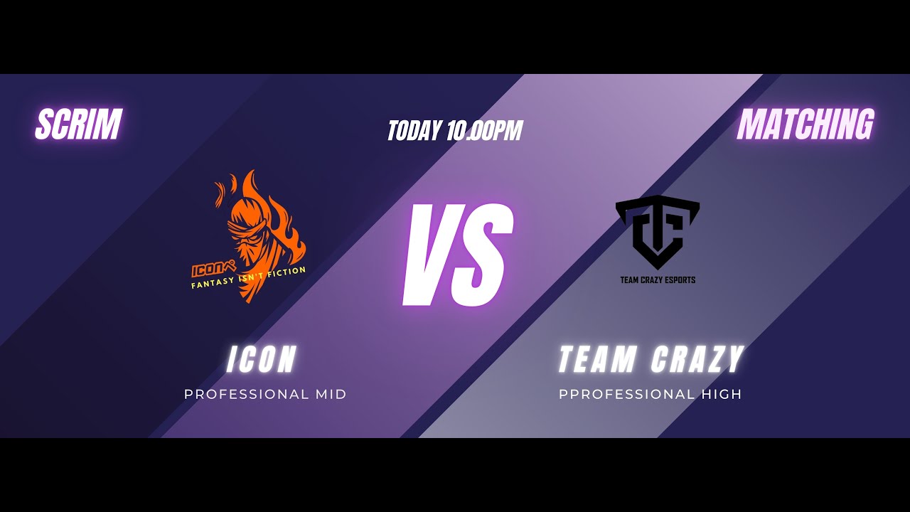 ICON VS TEAM CREZY Codm Practice Match 🎮💥" - YouTube