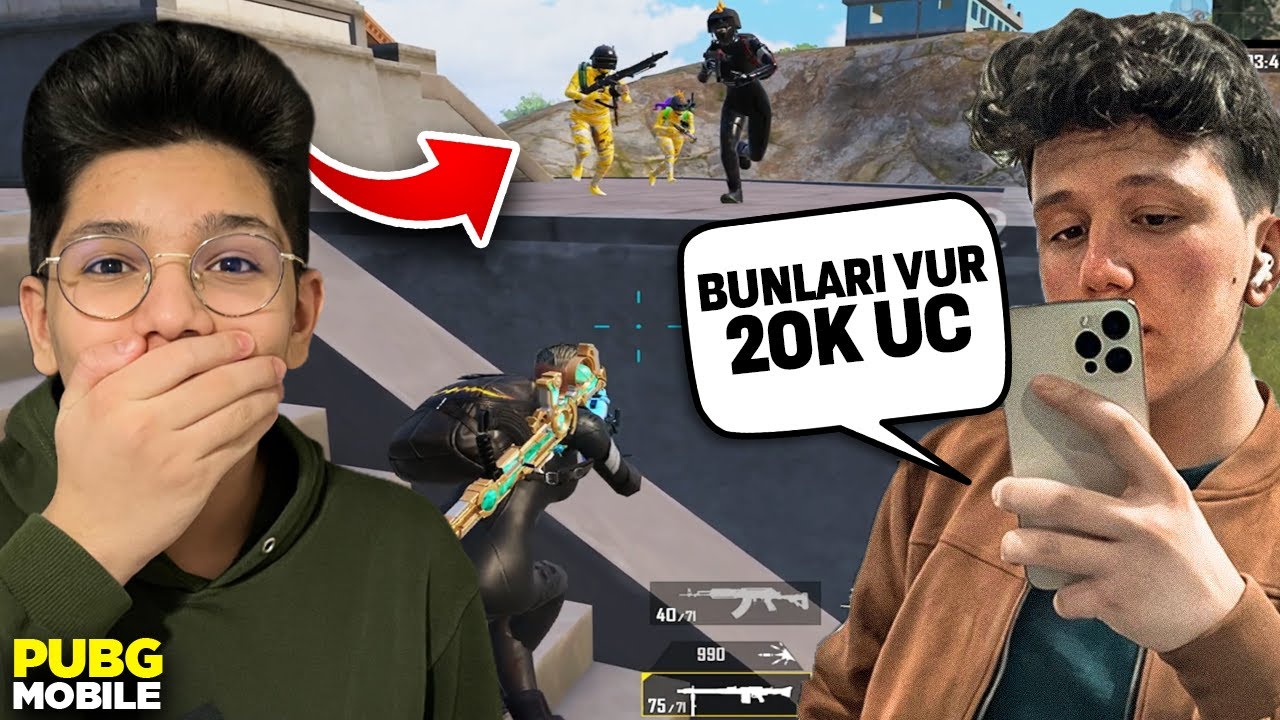 NARUTO İLE 20K UC'SİNE İDDİAYA GİRDİK!! | PUBG MOBİLE - YouTube