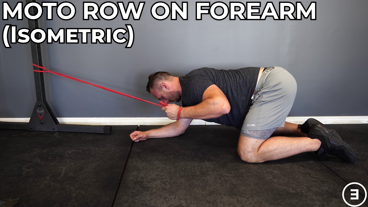 Moto Row on Forearm (Isometric) - YouTube