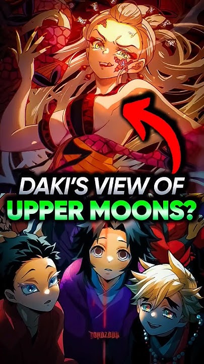 What Daki thinks of Every Upper Moon Demons? Demon Slayer Explained #demonslayer #shorts - YouTube