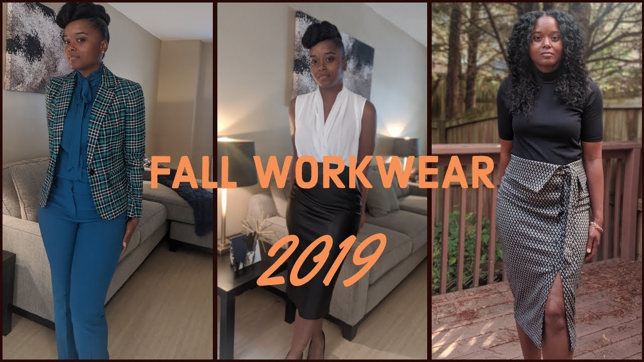 Fall Workwear Lookbook|| 2019 Edition - YouTube