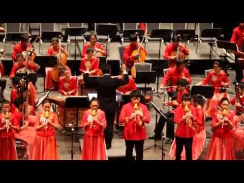 Beautiful Golden Peacock Dance - Dizi and Orchestra - Jianshen Yang