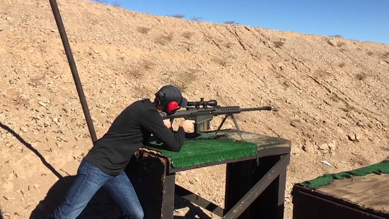 Barrett .50 Cal at Bullets and Burgers - YouTube