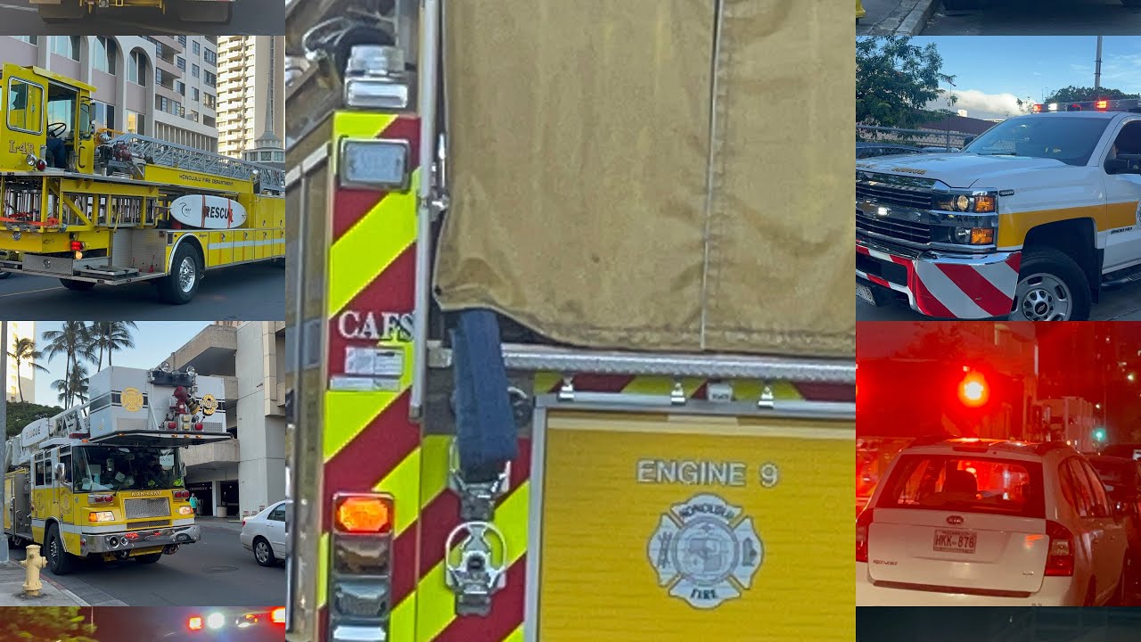 Honolulu Fire departments compilation 41 happy new year - special event ...