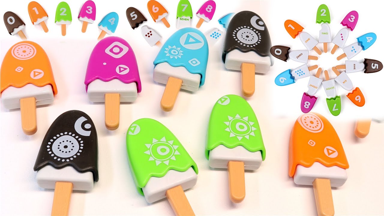 Learn Colors and Numbers and Counting with Colorful Popsicles | Best ...
