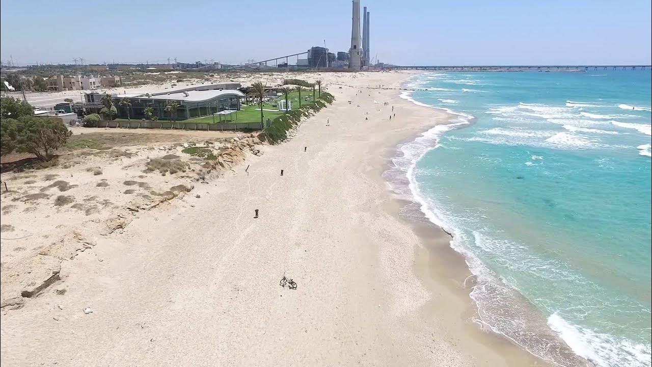 חוף שדות ים ממבט הציפור - YouTube