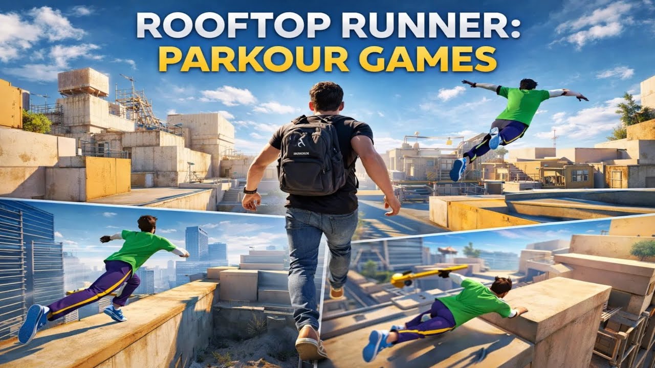 Rooftop Runner Parkour Gameplay | Extreme City Rooftop Run 🏃‍♂️🔥 - YouTube