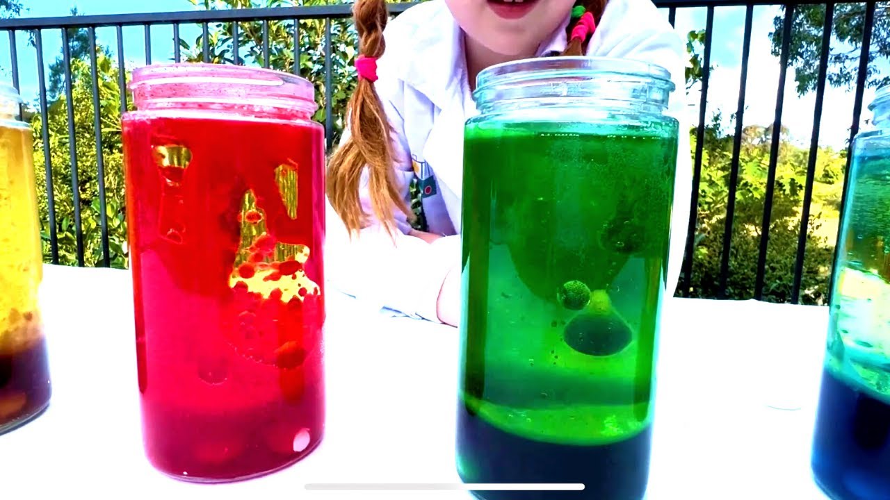 How to make elephant toothpaste and lava lamps - YouTube
