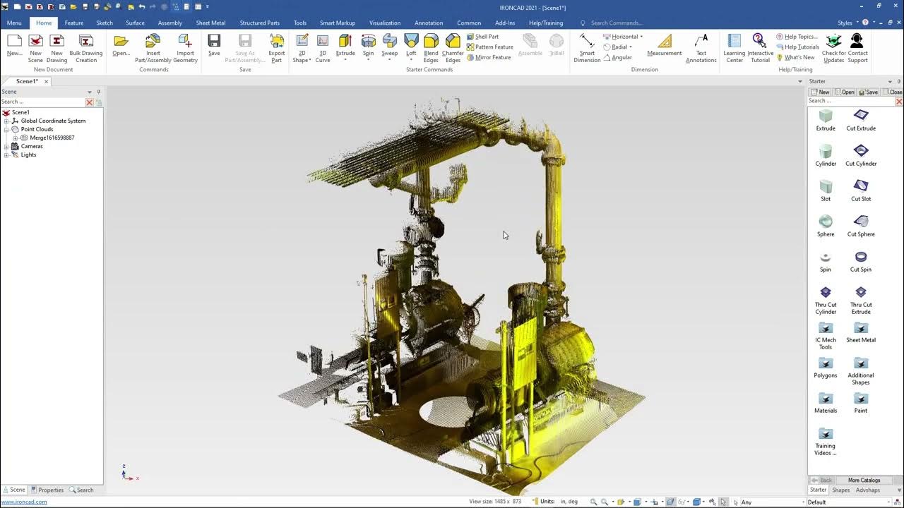 Hide and Delete Point Clouds Data Points - YouTube