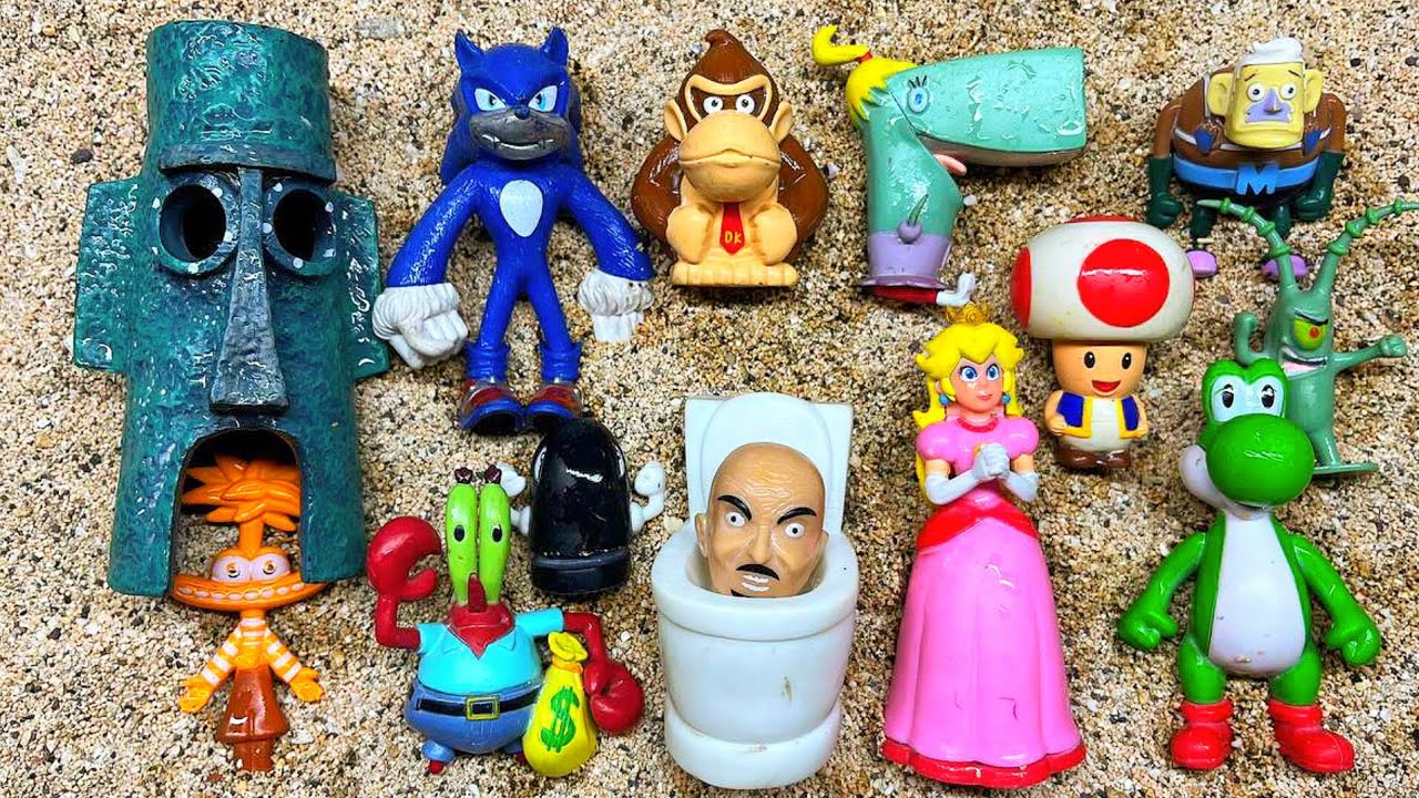 MARIO VS SPONGEBOB SQUAREPANTS VS PATRICK,SQUIDWARD,GARY,DONKEY KONG ...
