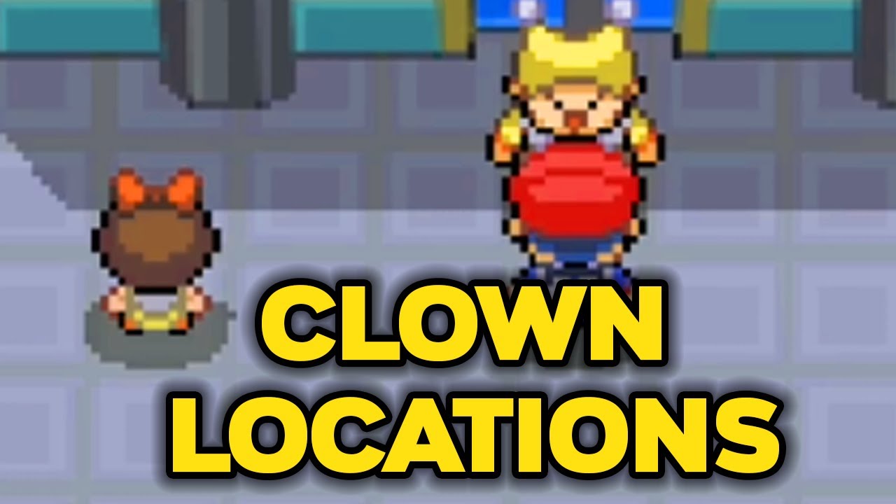 How to Find the Jubilife City Clowns in Pokemon Platinum! - YouTube