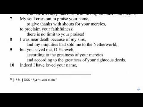 THE LOST PSALMS OF KING DAVID AND SOLOMON PSALMS 151 160 MIRRORED - YouTube