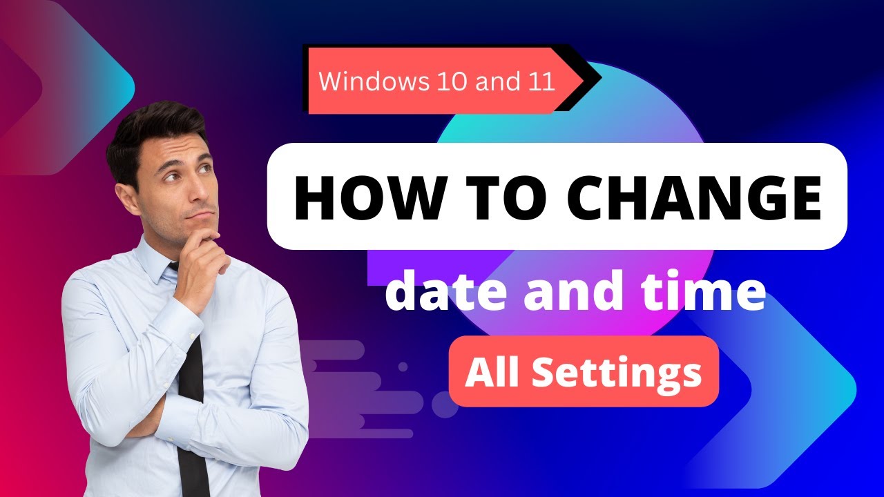 How To Change Date And Time In Windows 10 Change Time Format 24Hr To How To Change Date And Time In Windows 10 Change Time Format 24Hr To
