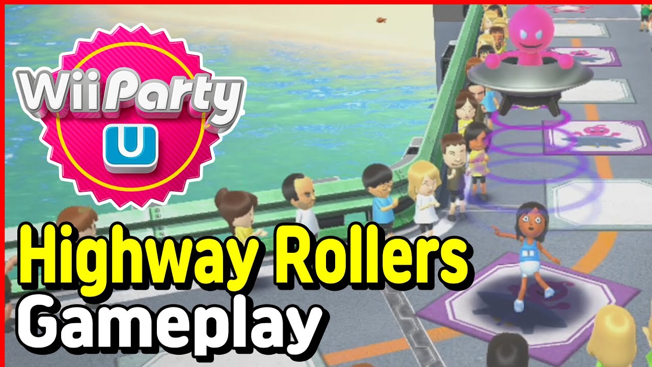 Wii Party U - Highway Rollers Haru, Ricardo, Merrick and Irina ...