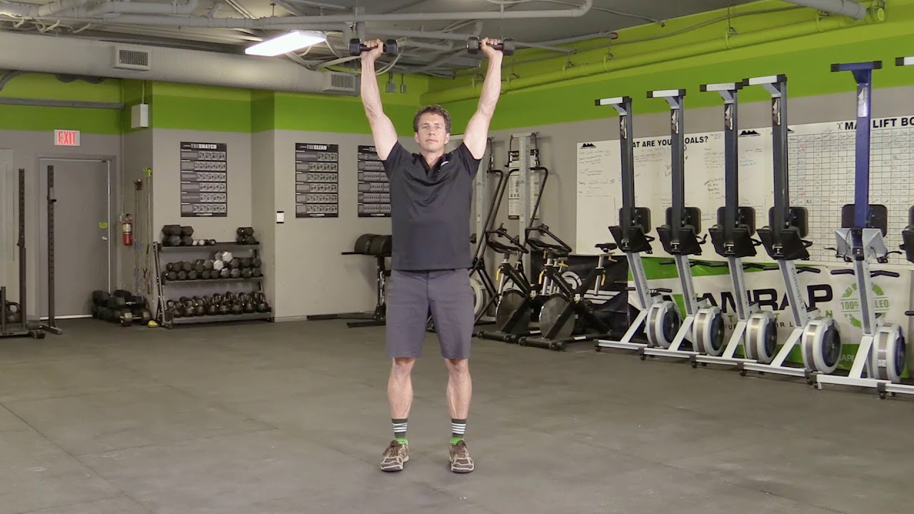Dumbbell Push Press - YouTube
