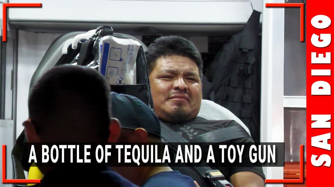 911 Call: Man with a Gun and Bottle of Tequila - Beanbags Deployed ...