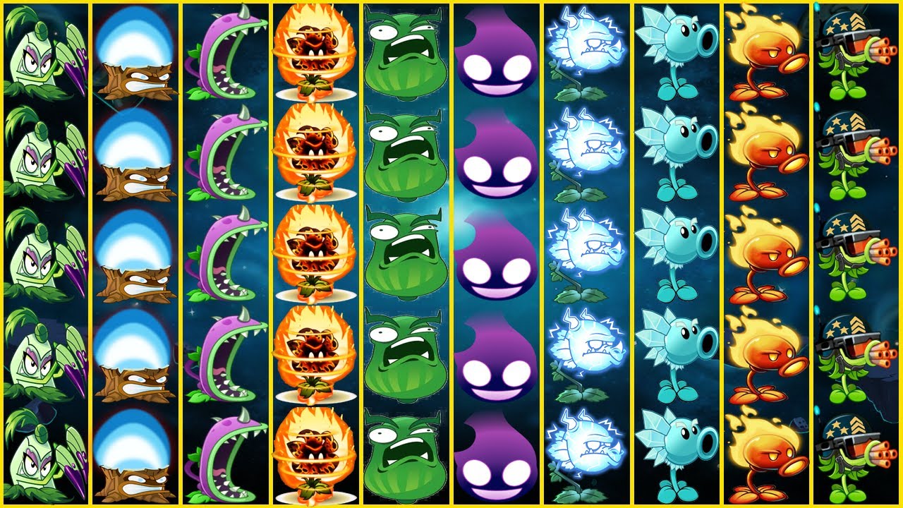 PvZ 2-Challenge-Team Plant With 1 Plant food Vs 40 ZCorp Consultant ...