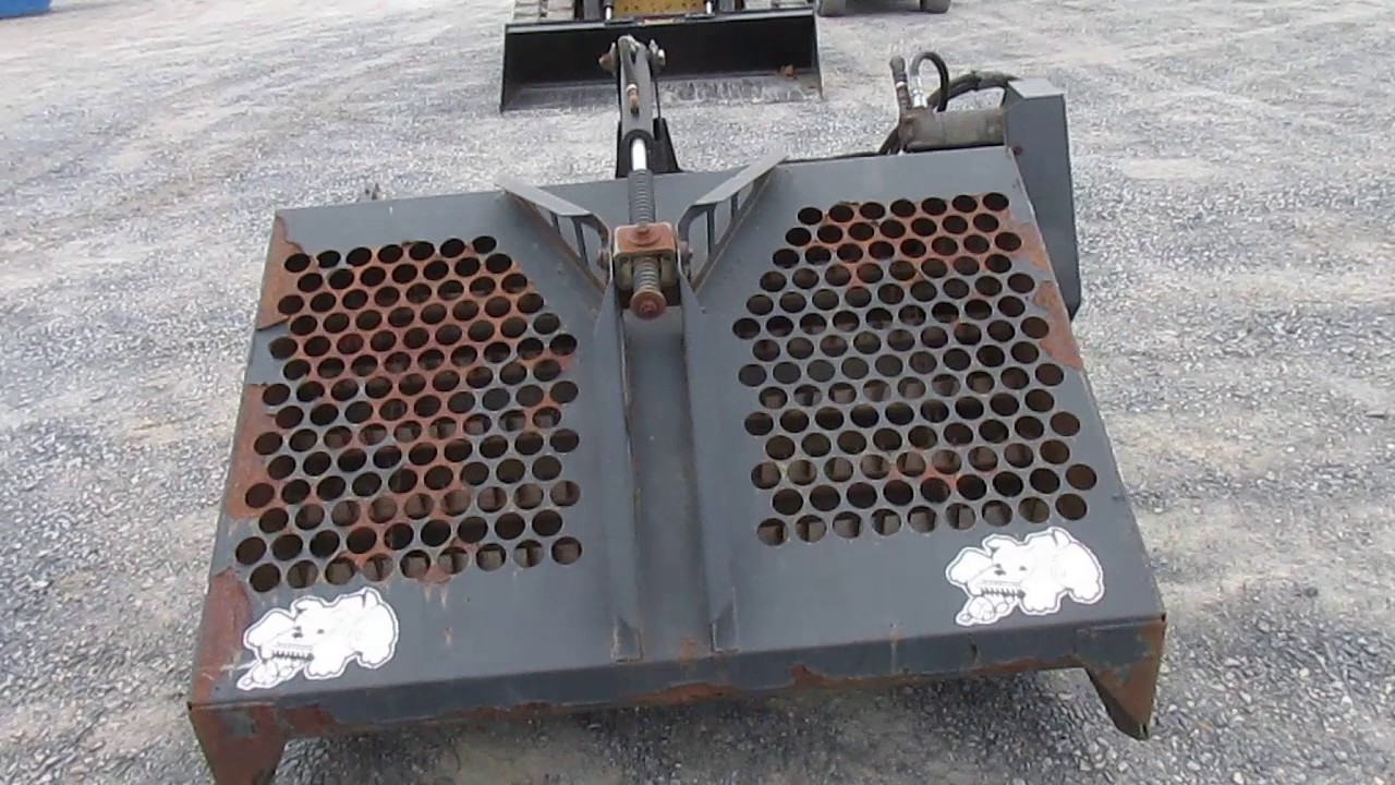 Rockhound 60B Landscape Rake for Skid Steer Loaders - YouTube