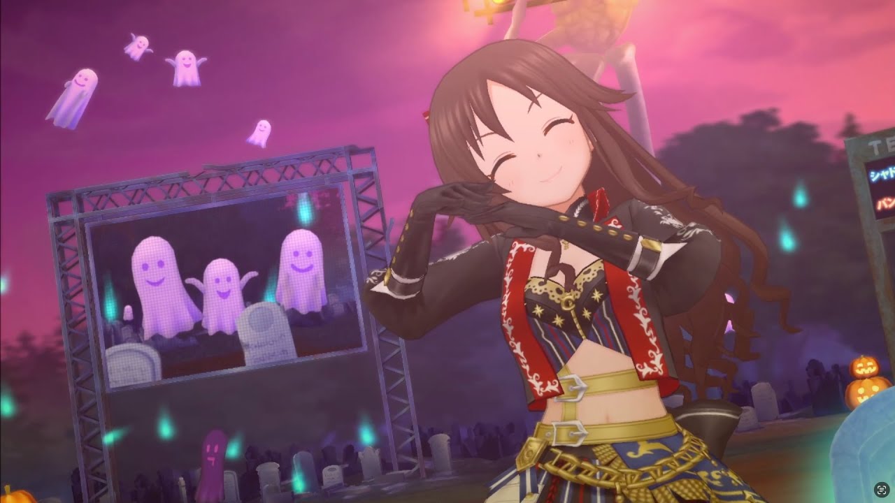 【デレステMV】HALLOWEEN GAME / 姫川友紀、中野有香、堀裕子、上条春菜、白雪千夜 SSR - YouTube