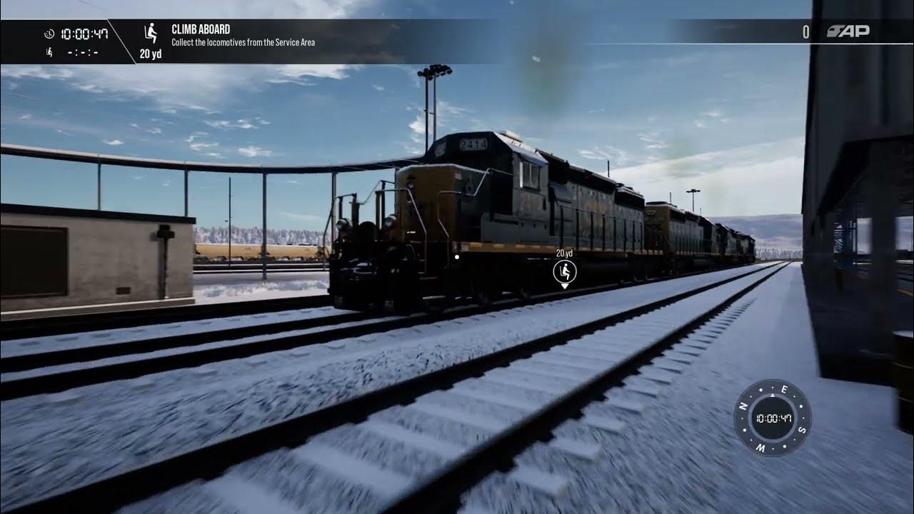Ice and Snow - CSX Heavy Haul: Sand Patch Grade - EMD SD40-2 CSX - Train Sim World 4 - YouTube