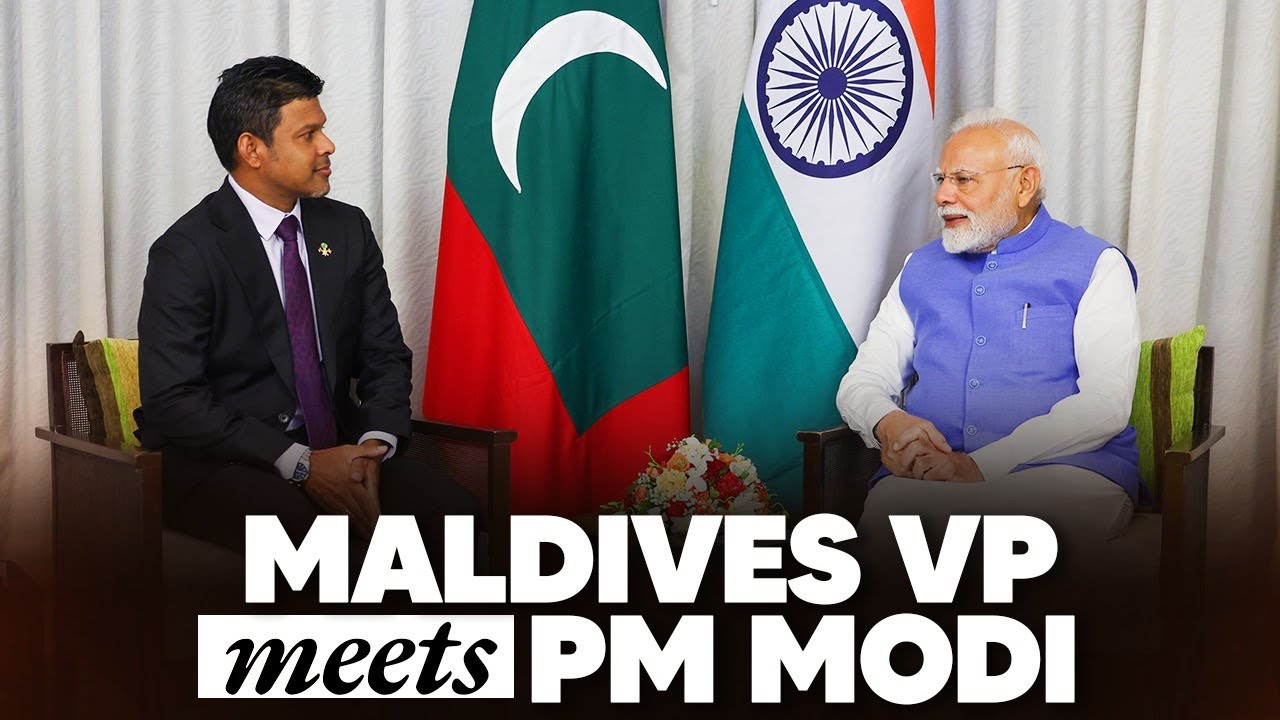 LIVE: Hussain Mohamed Latheef, Vice President of Maldives calls on PM ...