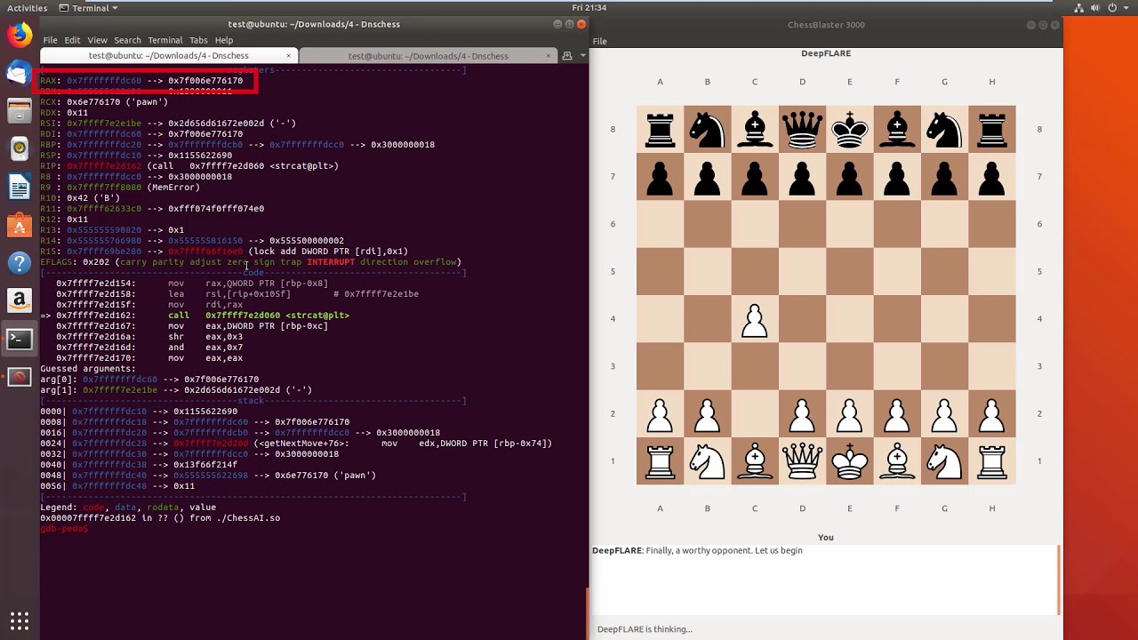 Hacking the Chess "AI" - DNS Chess - Flare On 2019 Challenge 0x4 - YouTube