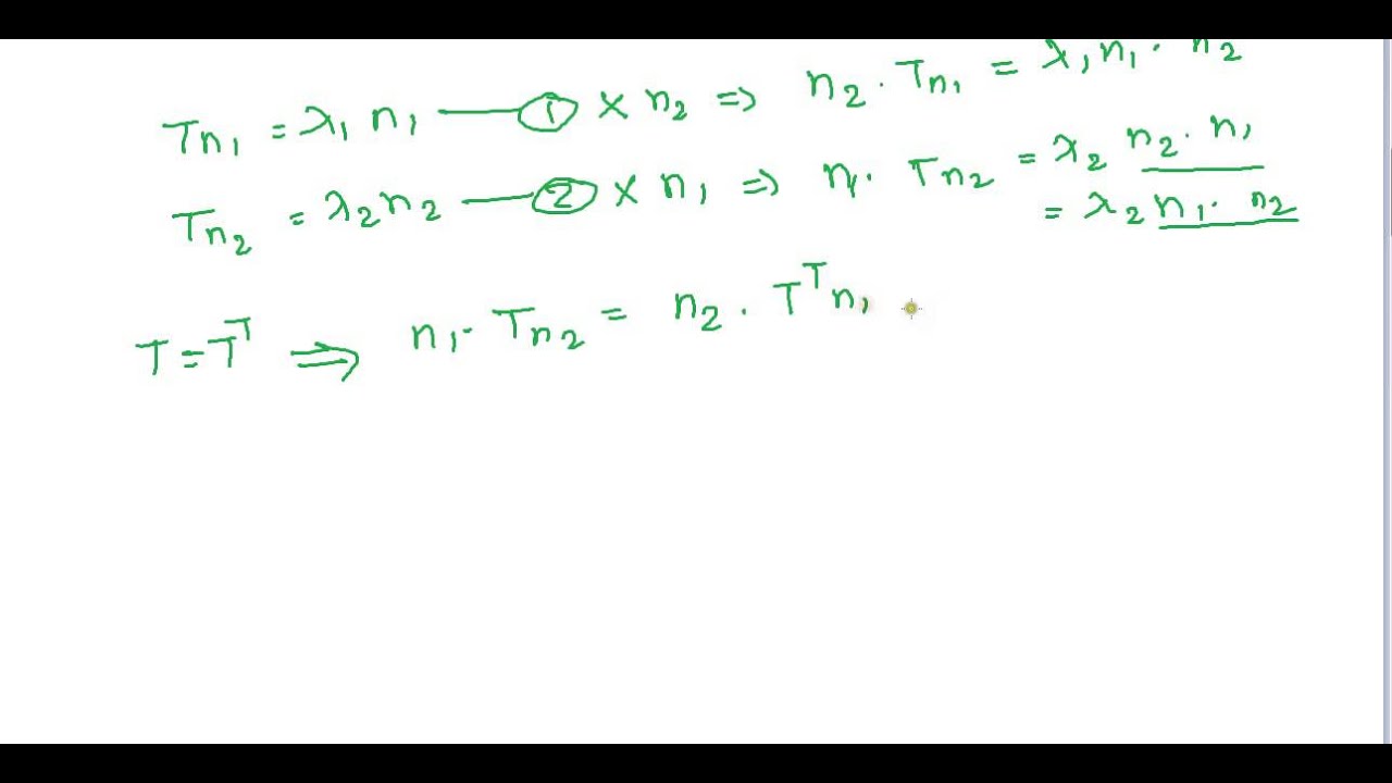 Tensor 15 | Principalvalues and Principal Direction - YouTube