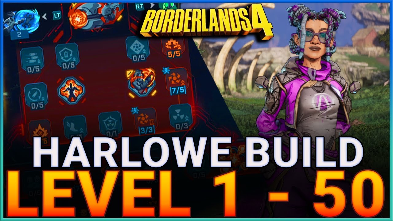 The BEST Harlowe Levelling Build - Borderlands 4 Harlowe Build Guide ...