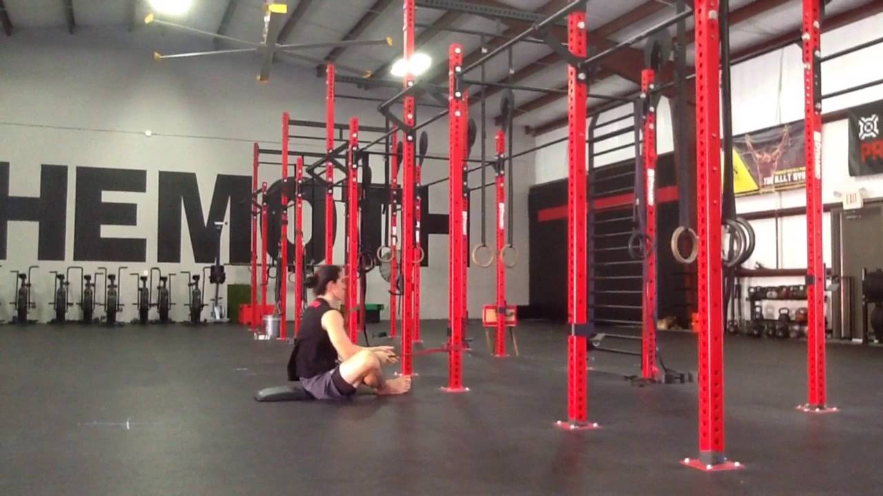Band Assisted Sit-up: Abmat sit-up progression - YouTube