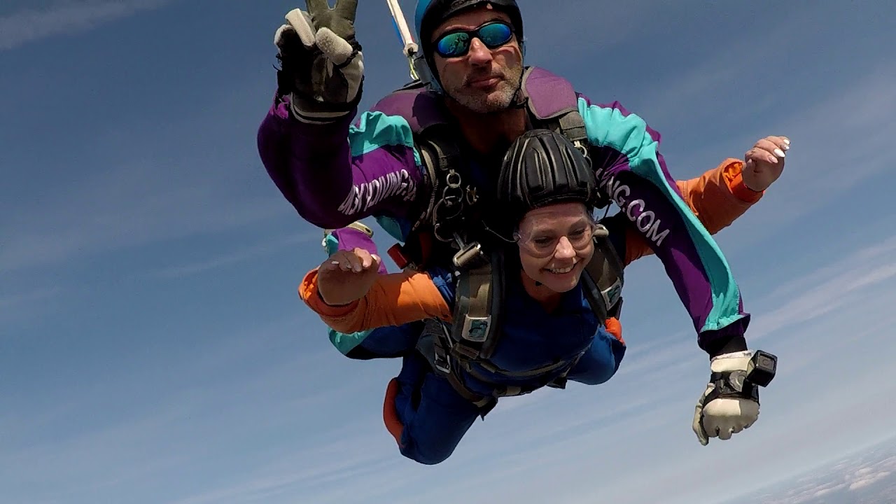 Skydiving at North London Skydiving Centre - YouTube