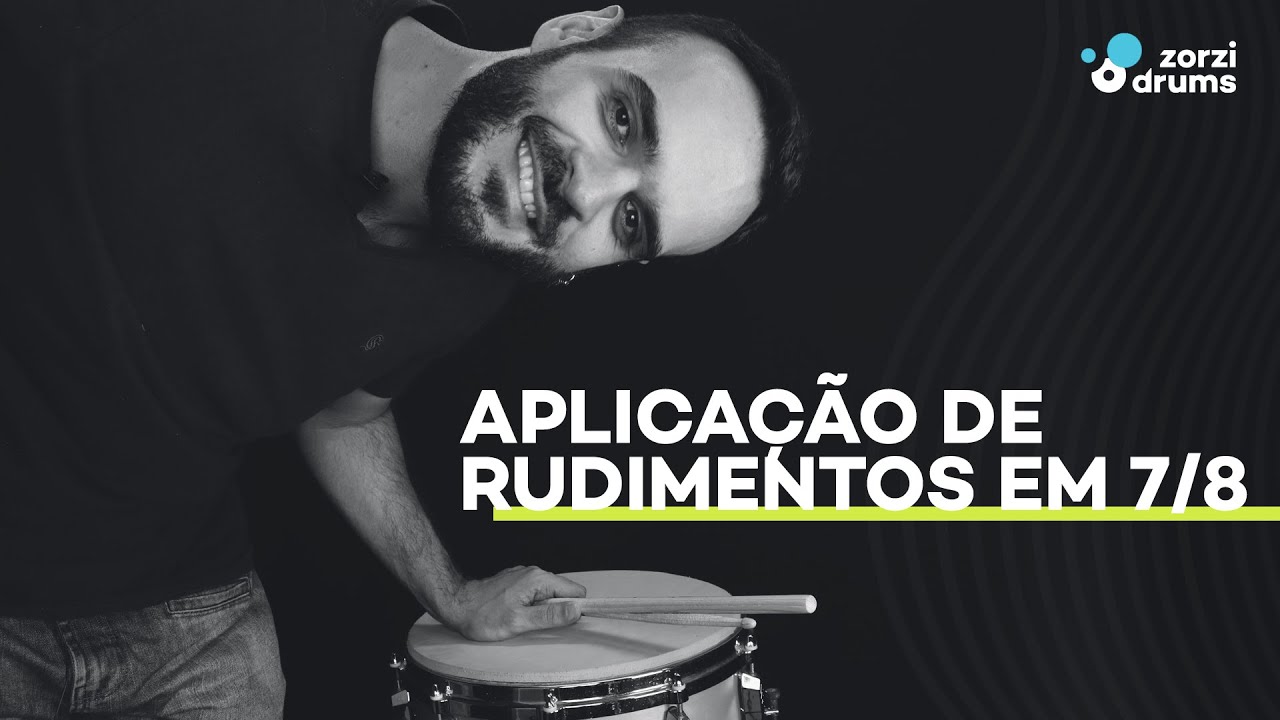 Aplicação de Rudimentos em 7/8 - YouTube