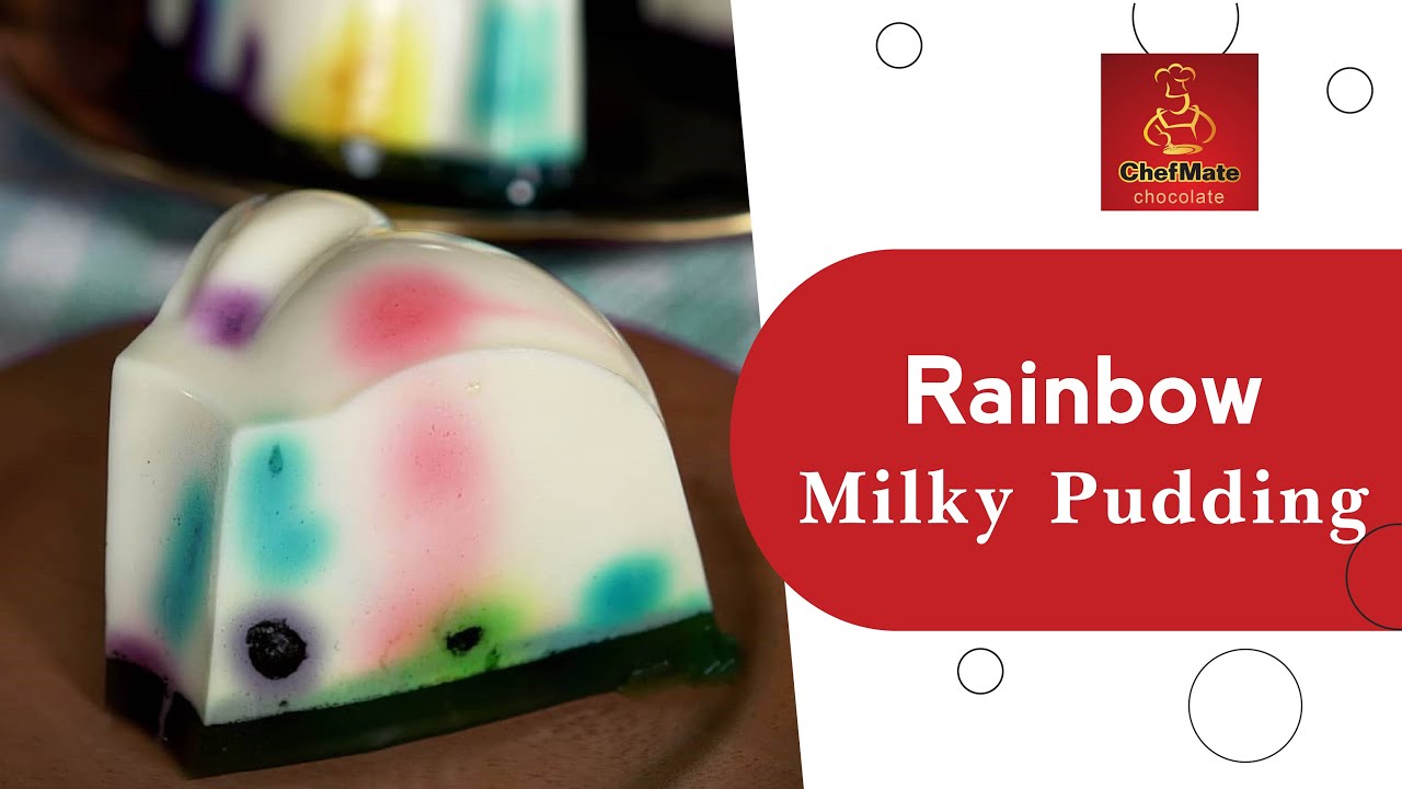 Rainbow Milky Pudding - YouTube
