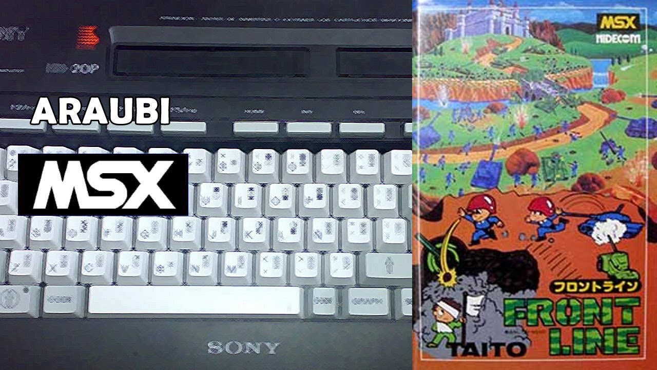 Front Line (Taito, 1984) MSX [384] Walkthrough Comentado - YouTube