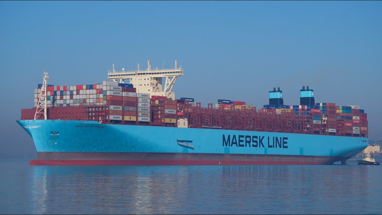 MAASTRICHT MAERSK - Maiden departure from port of felixstowe 27/2/19 ...