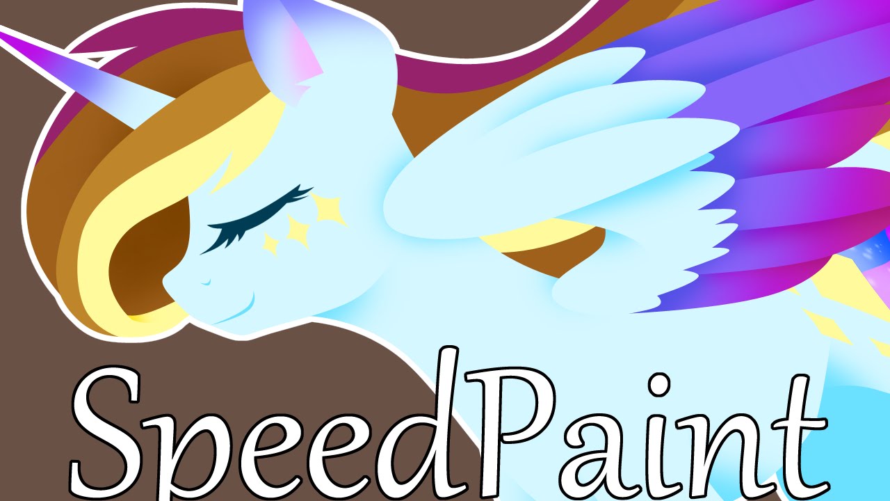 MLP Speedpaint - Rainbow Power Light Bringer - YouTube