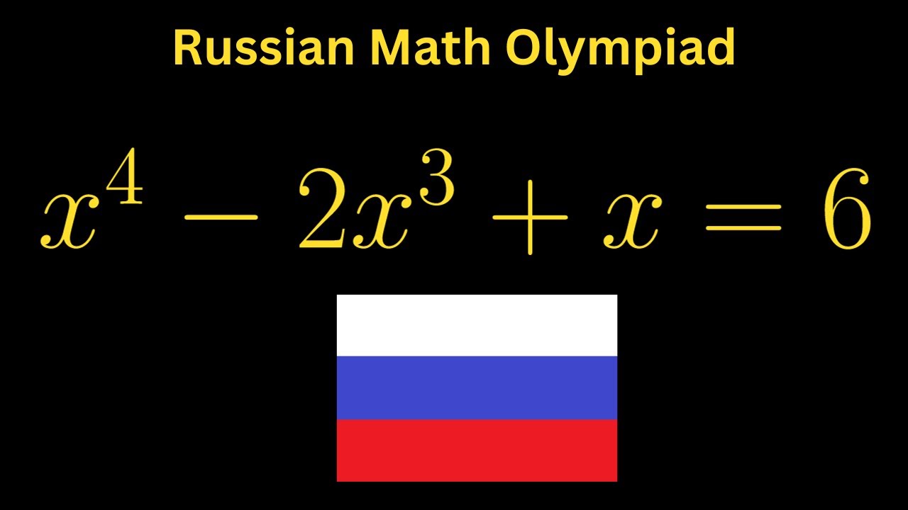 Nice Russian Math Olympiad Question | Find All Values of X - YouTube