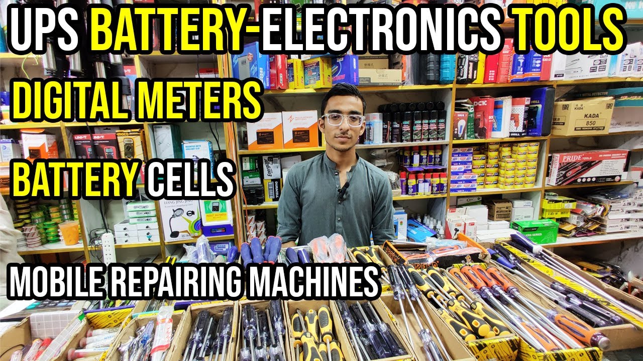 electronics -UPS Battery - mobile repairing machine - digital meters ...