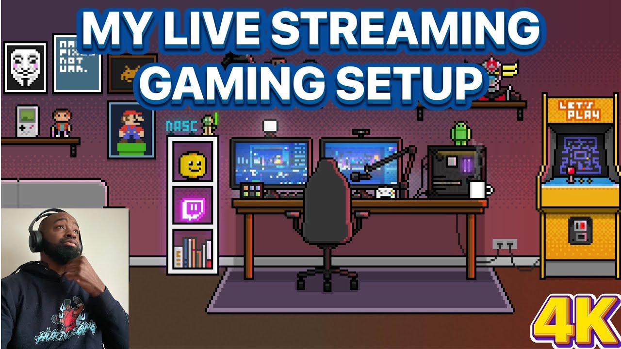 My Twitch Live Streaming Gaming Setup! - YouTube