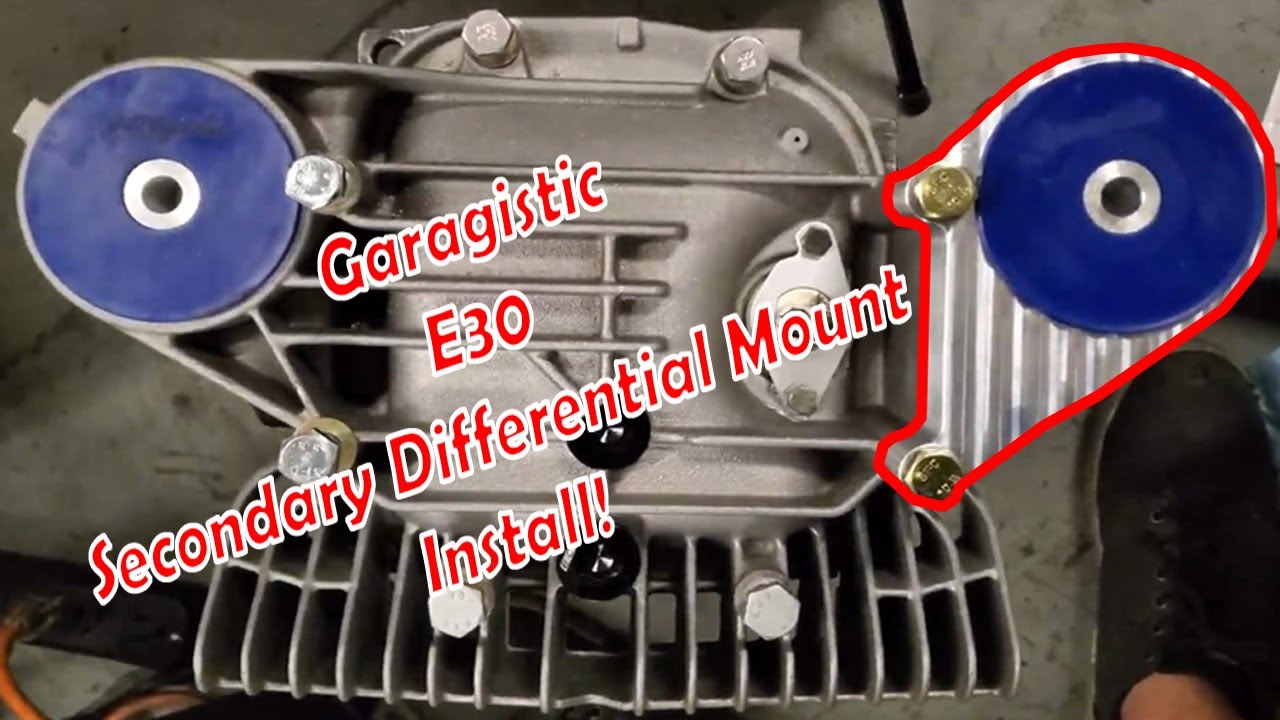 Garagistic BMW E30 Secondary Differential Mount Install With Z3M Finned ...
