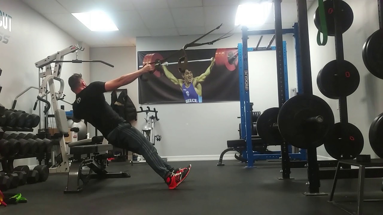 TRX Single Arm Rows - YouTube