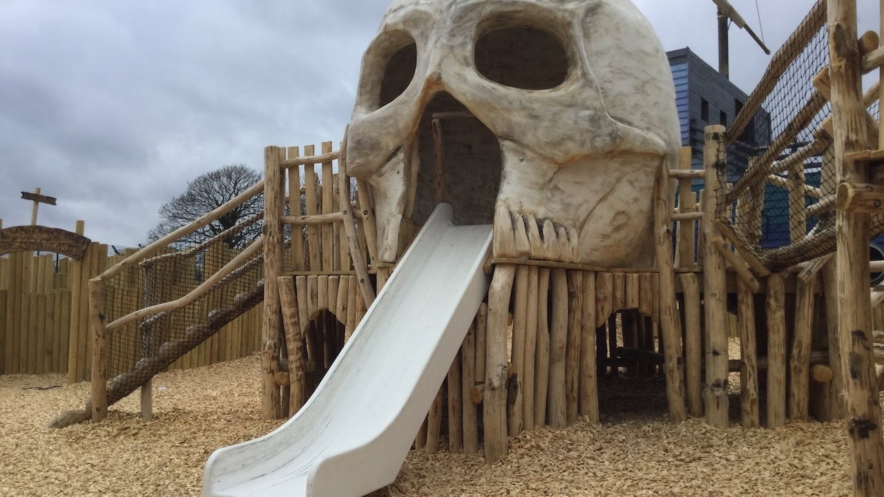 Folly Farm Pirate Playground Walk Around - YouTube
