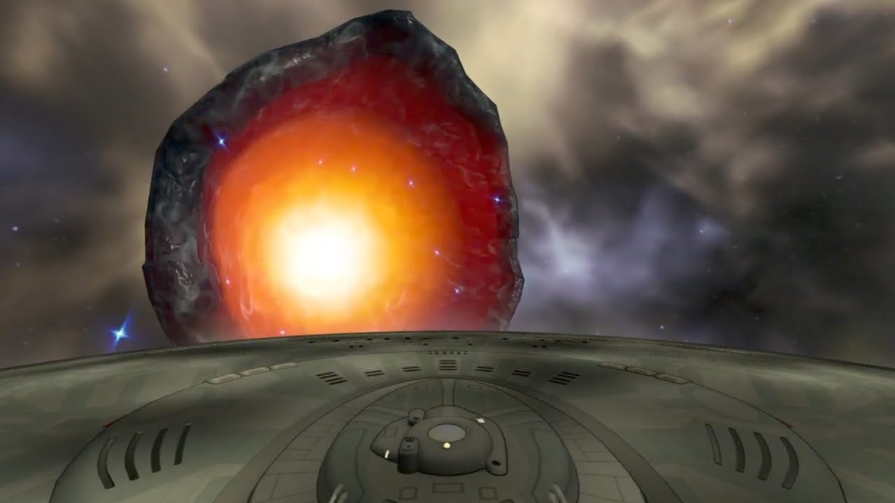 Close One! Borg Cube Destroyed! Enterprise NCC-1701-D - 2% Hull - Star ...