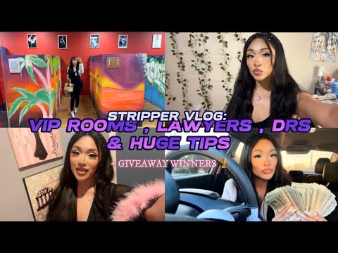 STRIPPER VLOG:  VIP ROOMS WITH FANCY LAWYER, ROOMS ALL NIGHT + HUGE BANK DEPOSITS 💸