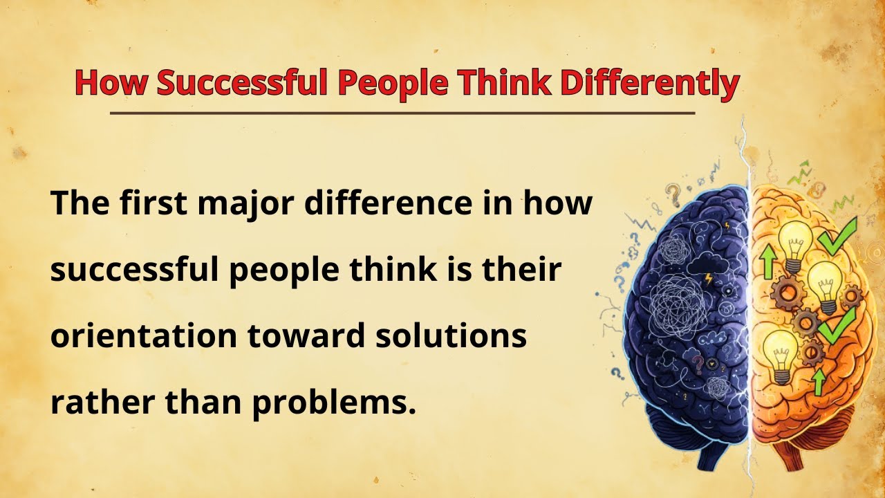 How Successful People Think Differently | English Listening Practice ...
