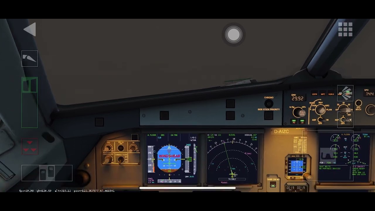 Airbus A320-214 Windshear Go Around - YouTube