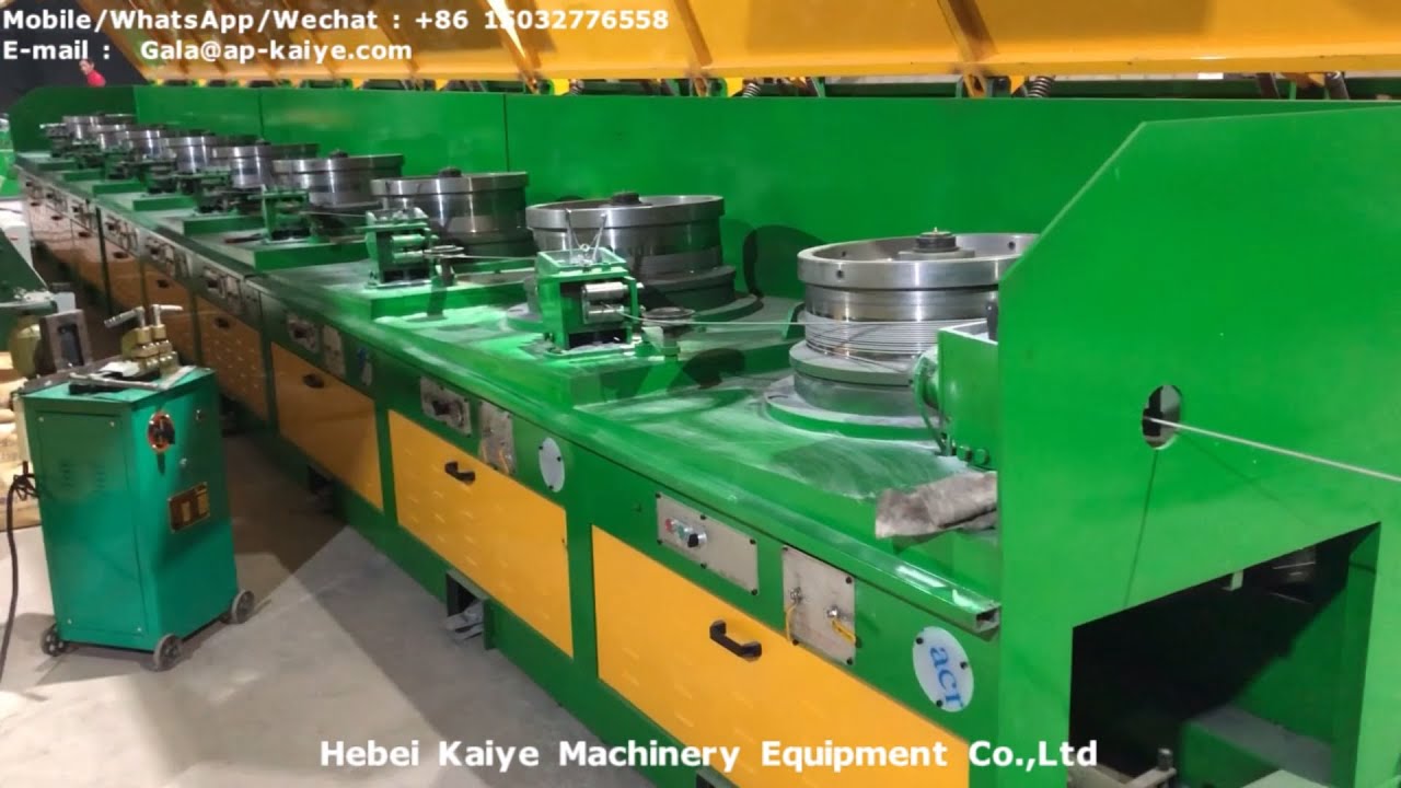 Máquina de trefilado de alambre de acero inoxidable de alta calidad ...