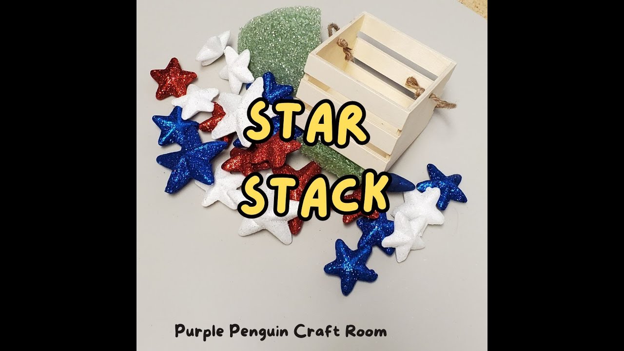 Star stack DIY crafting video (Dollar Tree stars) - YouTube