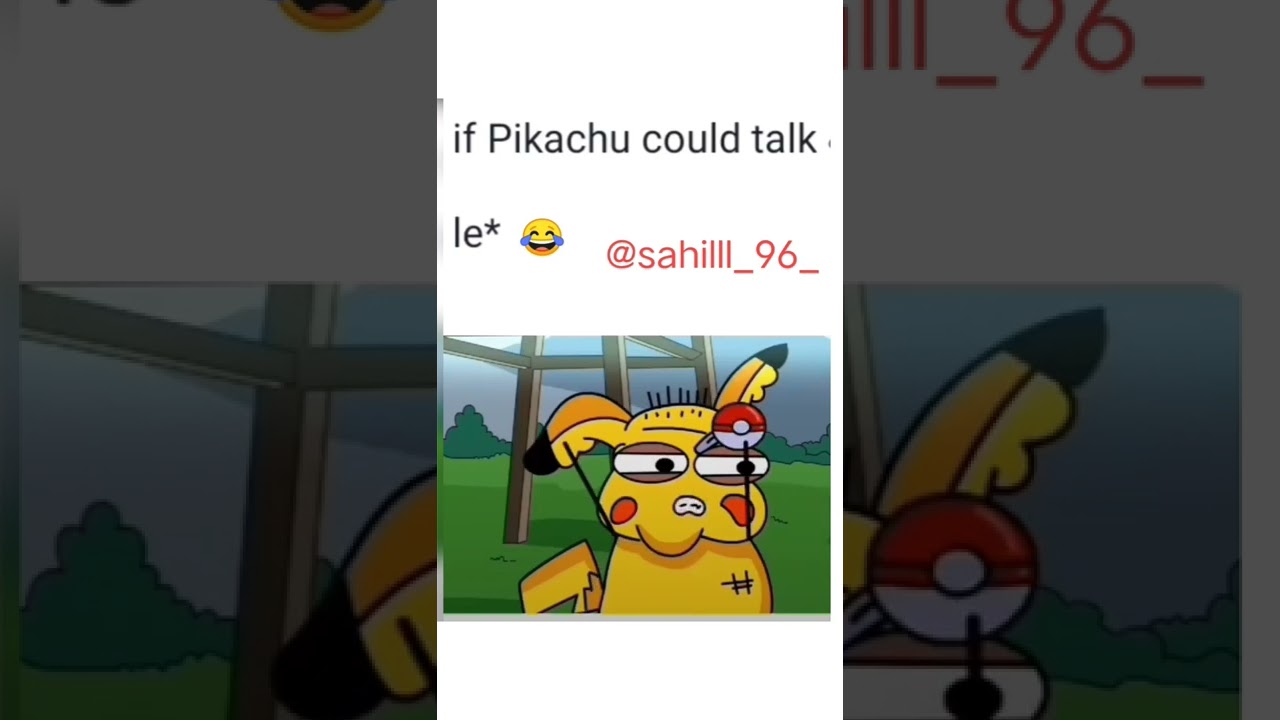 if pikachu talk le *.#comedy #comedyvideo #comedyvidios #funny # ...